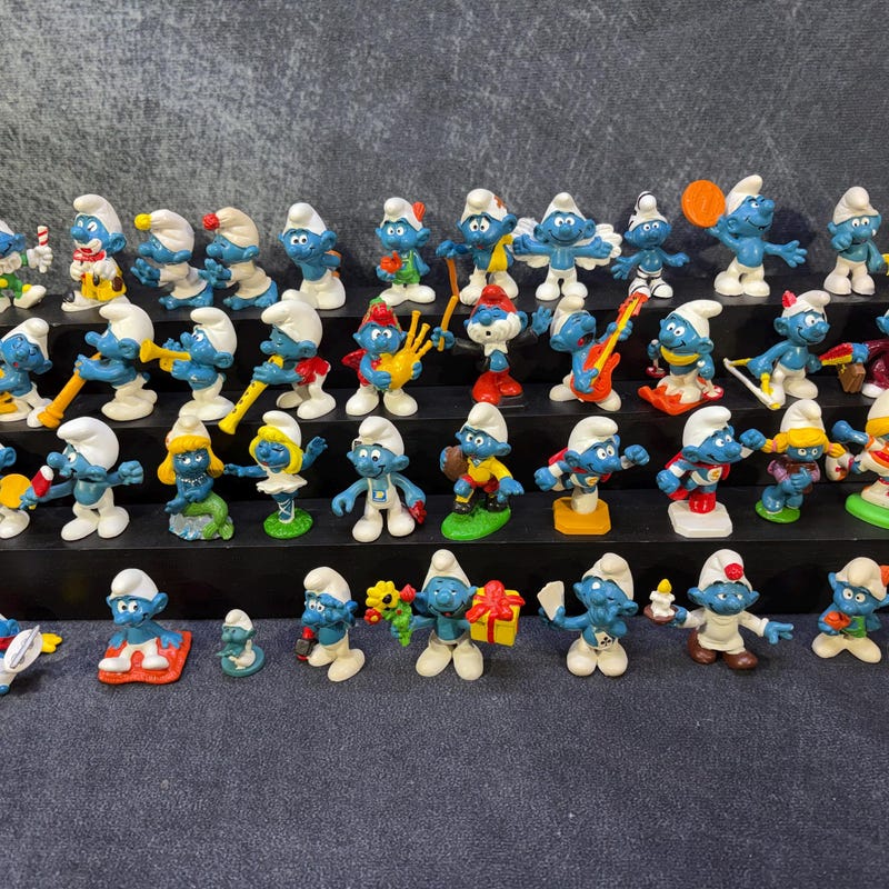 Smurfs Toy Sets - Etsy UK