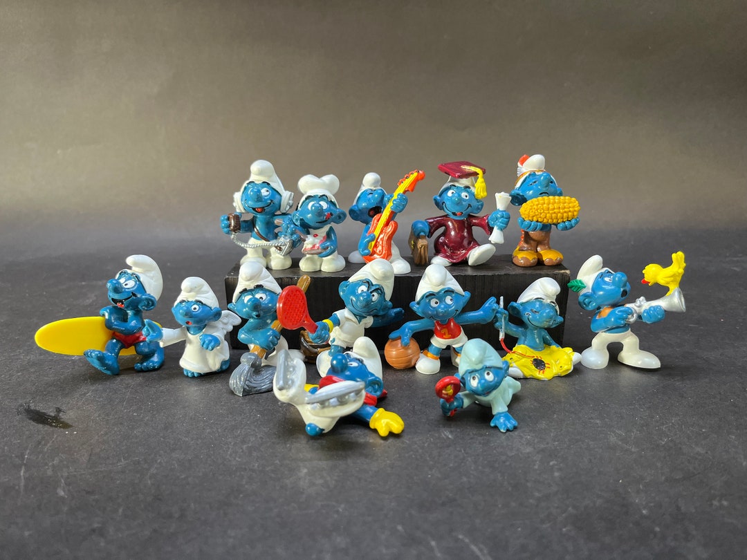 Vintage 1980s Smurfs Figurines. Mint Condition. You Choose - Etsy