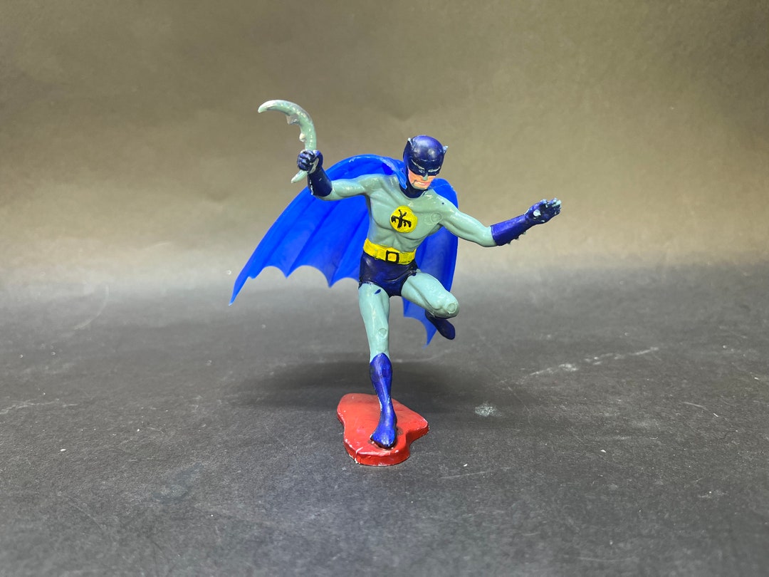 Vintage Batman Cake Topper With Cape. Wilton 1966. Made in Hong Kong ...