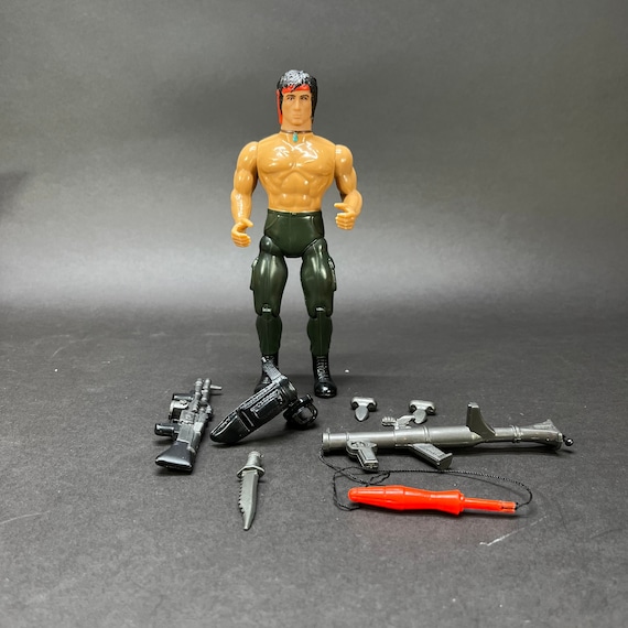 Rambo Action Figure. Force of Freedom. Near Complete. Mint - Etsy