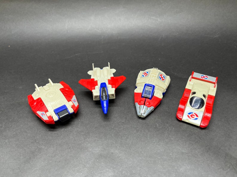 Tomy Commandrons Complete Set. Vintage Mcdonalds Happy Meal - Etsy