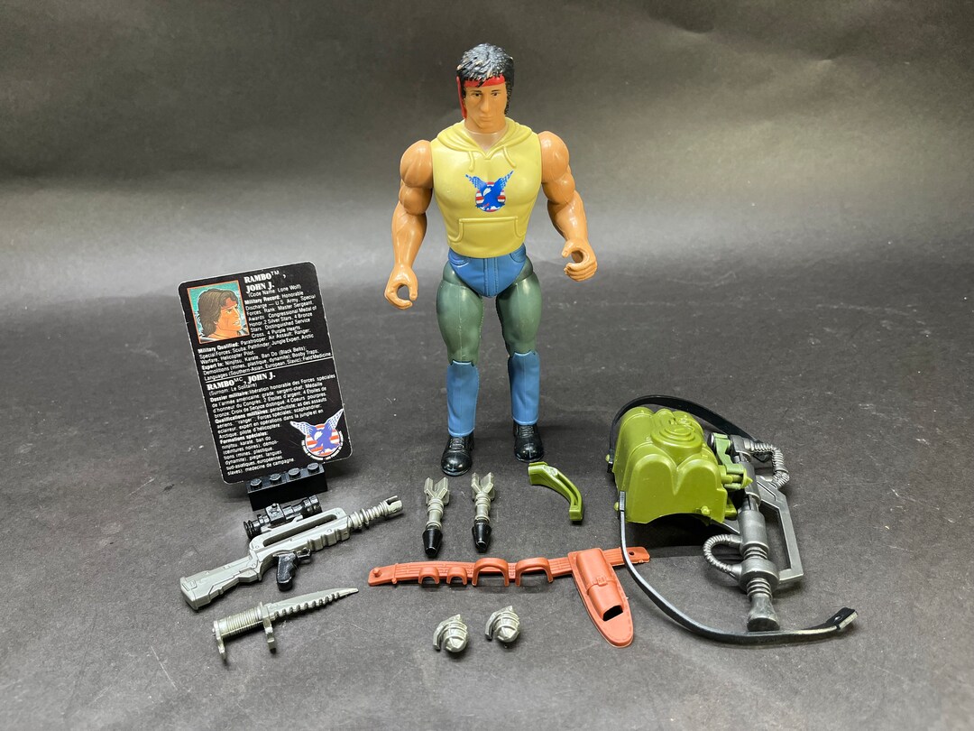 Rambo Force of Freedom Action Figure: Rambo Fire Power. 100% Complete ...