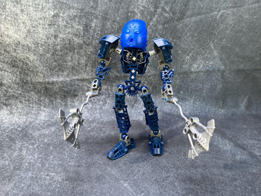 Bionicles Buildable Toy : Toa Metru, Nokama. No 8602. 100% Complete. Lego 2004. - Etsy