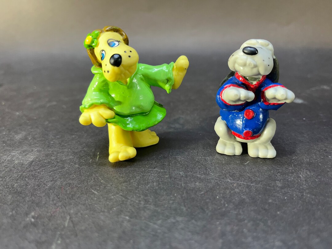 Vintage Pound Puppies Pvc Figures : Bright Eyes and Cooler. Tonka. 1986 ...