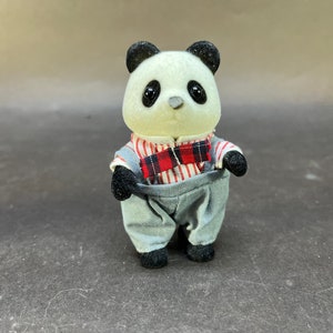 Vintage Calico Critters/sylvanian Family : 4 Bamboo Pandas. 1985 Made ...