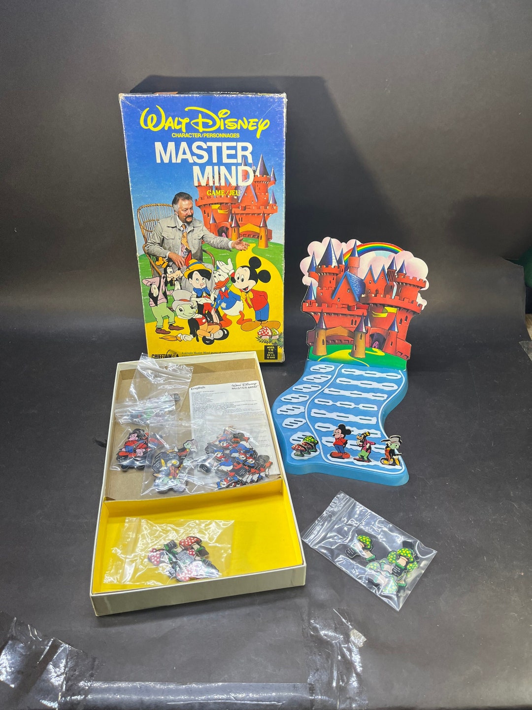 Walt Disney Master Mind Game. 100% Complete. 1978. - Etsy