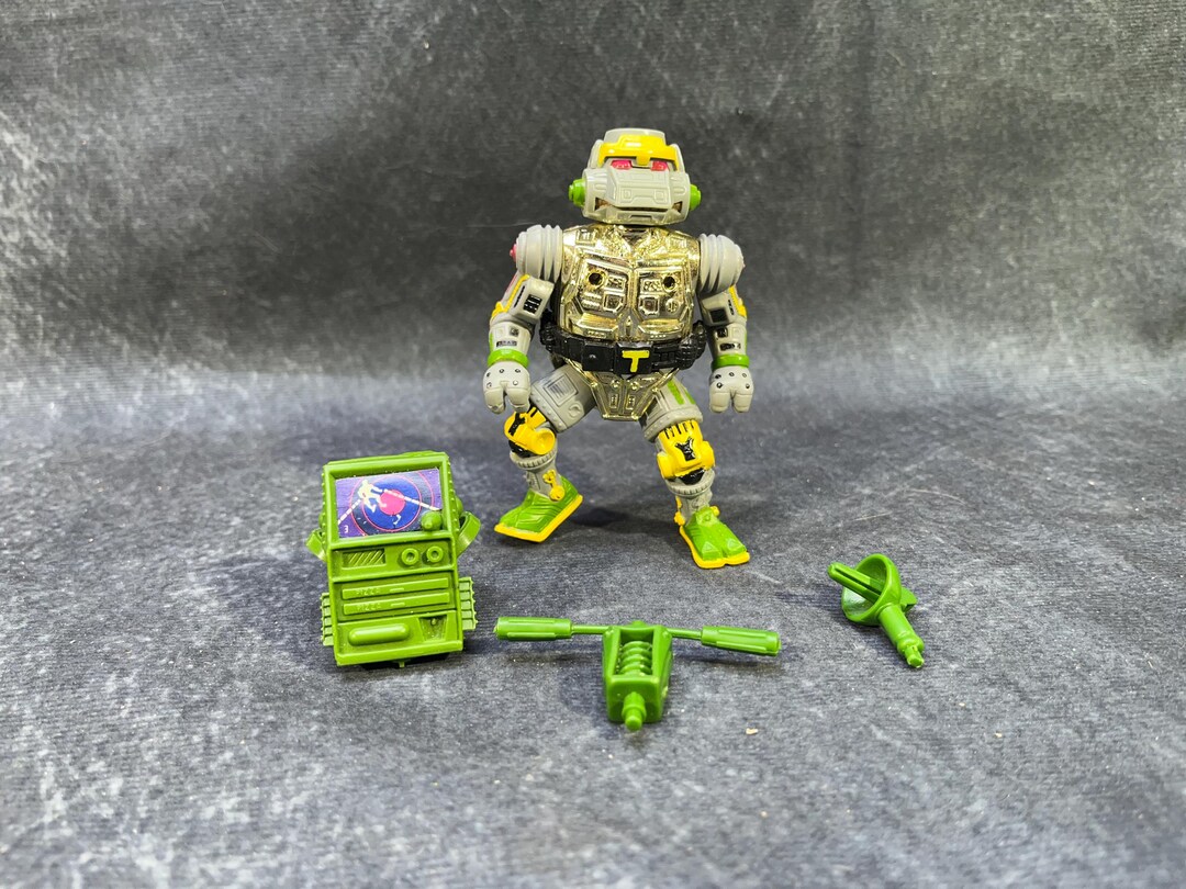 Vintage TMNT Action Figure : Metalhead 100% Complete. 1989, Playmaytes ...