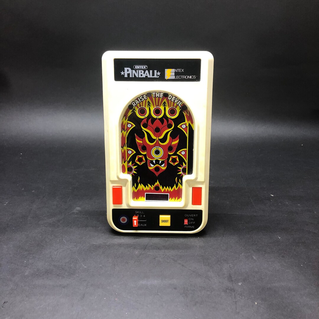 1980 Entex Pinball Raise the Devil. Super Rare Bilingual Variant. - Etsy