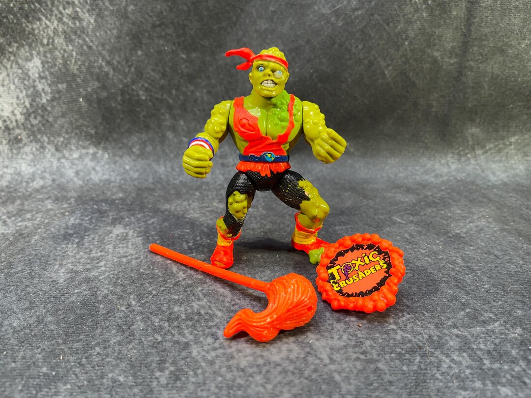 Toxic Crusaders Action Figure : Toxie, With Accessories. Playmates ...