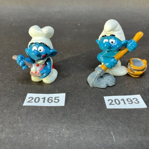 Vintage 1980s Smurfs Figurines. Mint Condition. You Choose - Etsy