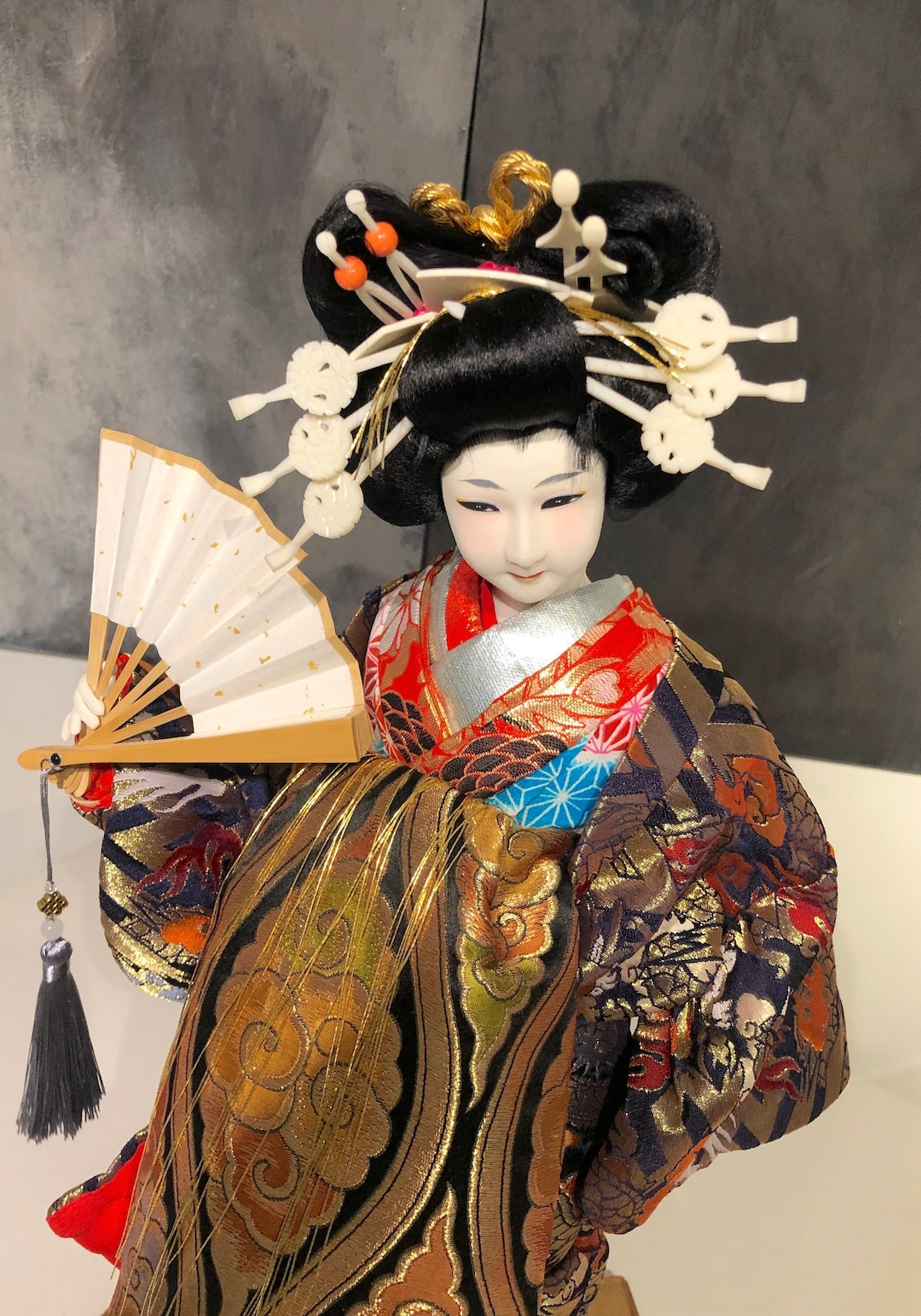 Rare Vintage Japanese Courtesan oiran - Etsy