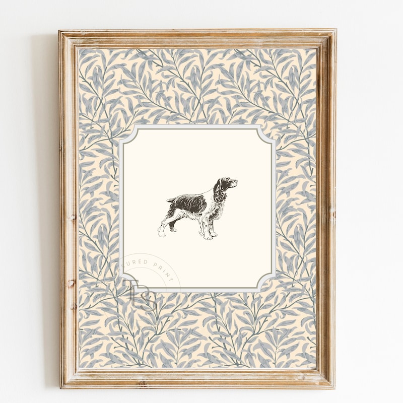 Spaniel Prints Vintage - Etsy UK