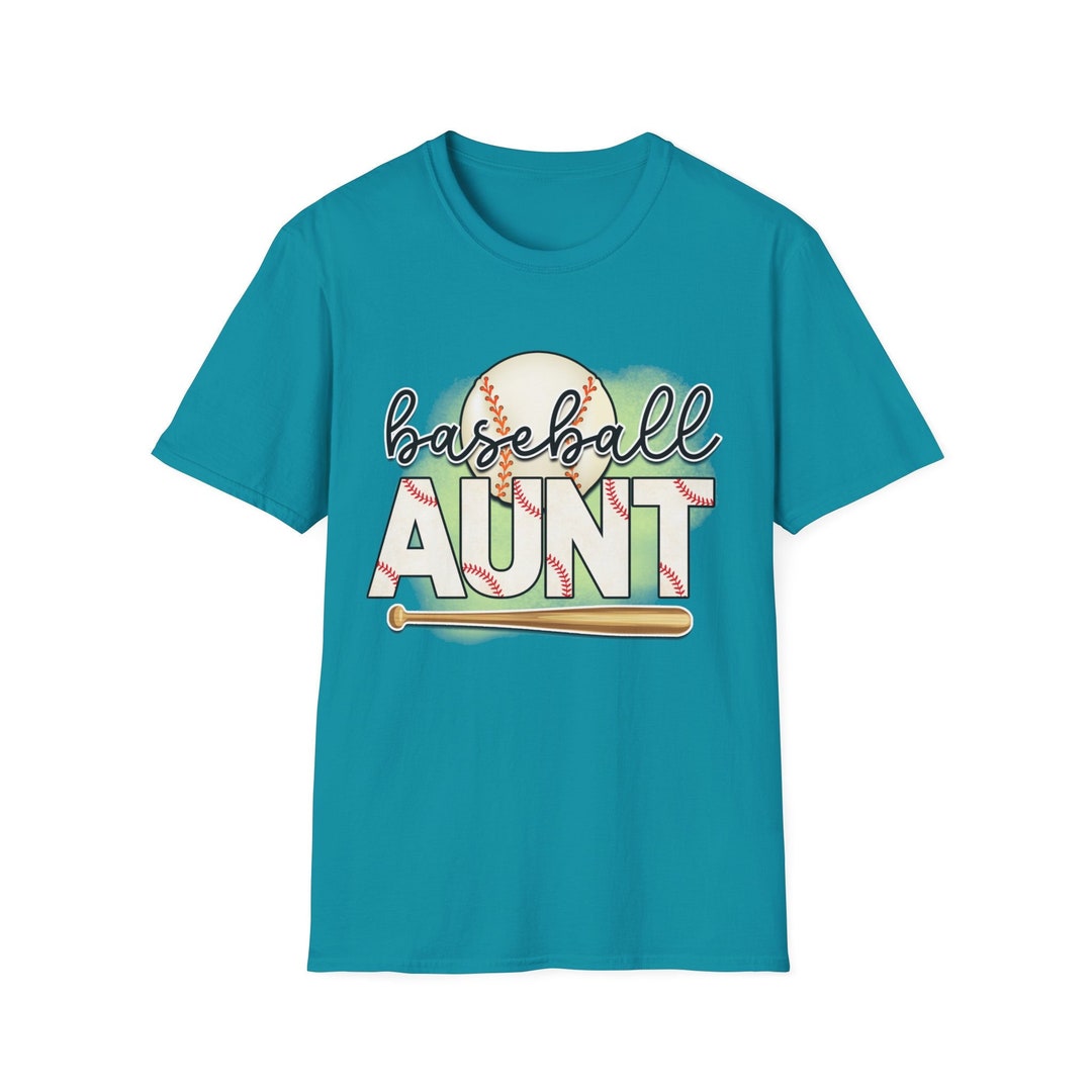 Baseball Aunt Shirt, Family Team Baseball T Shirt, Game Baseball ...