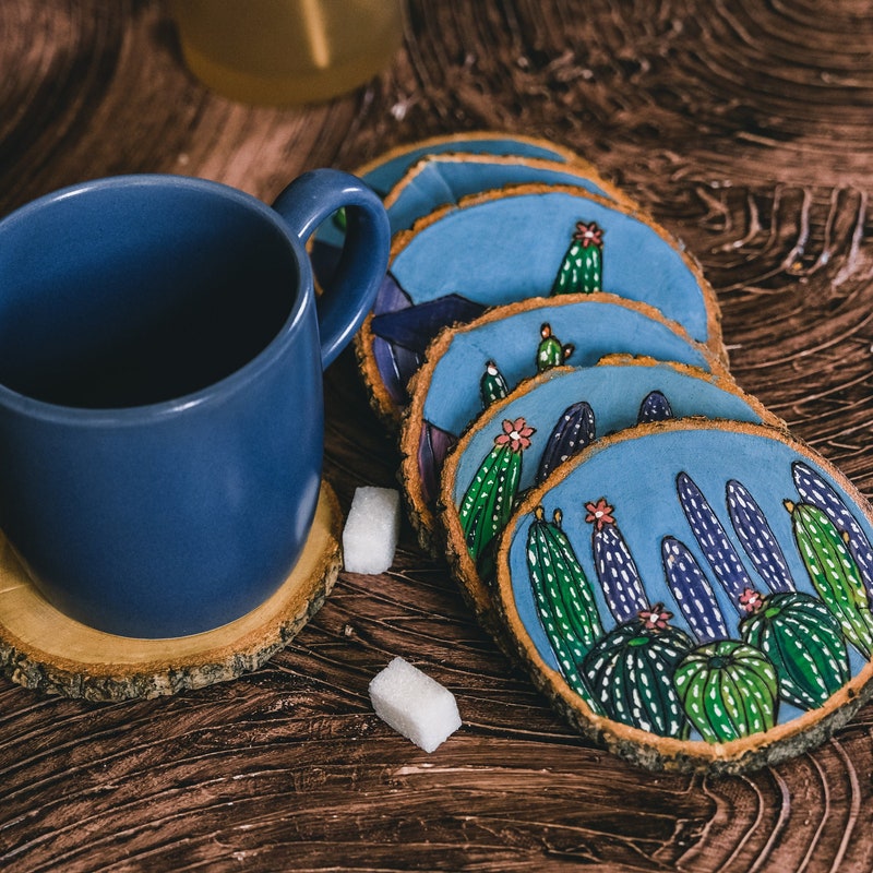 Wood Burning Coaster - Etsy