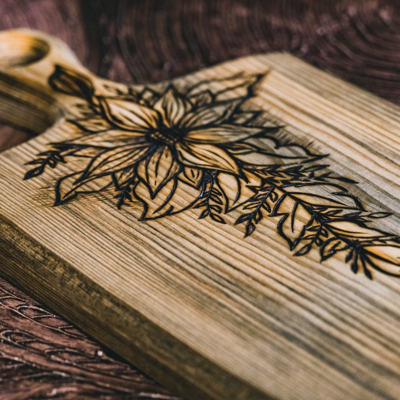 Wood Burning Cutting Board - Etsy