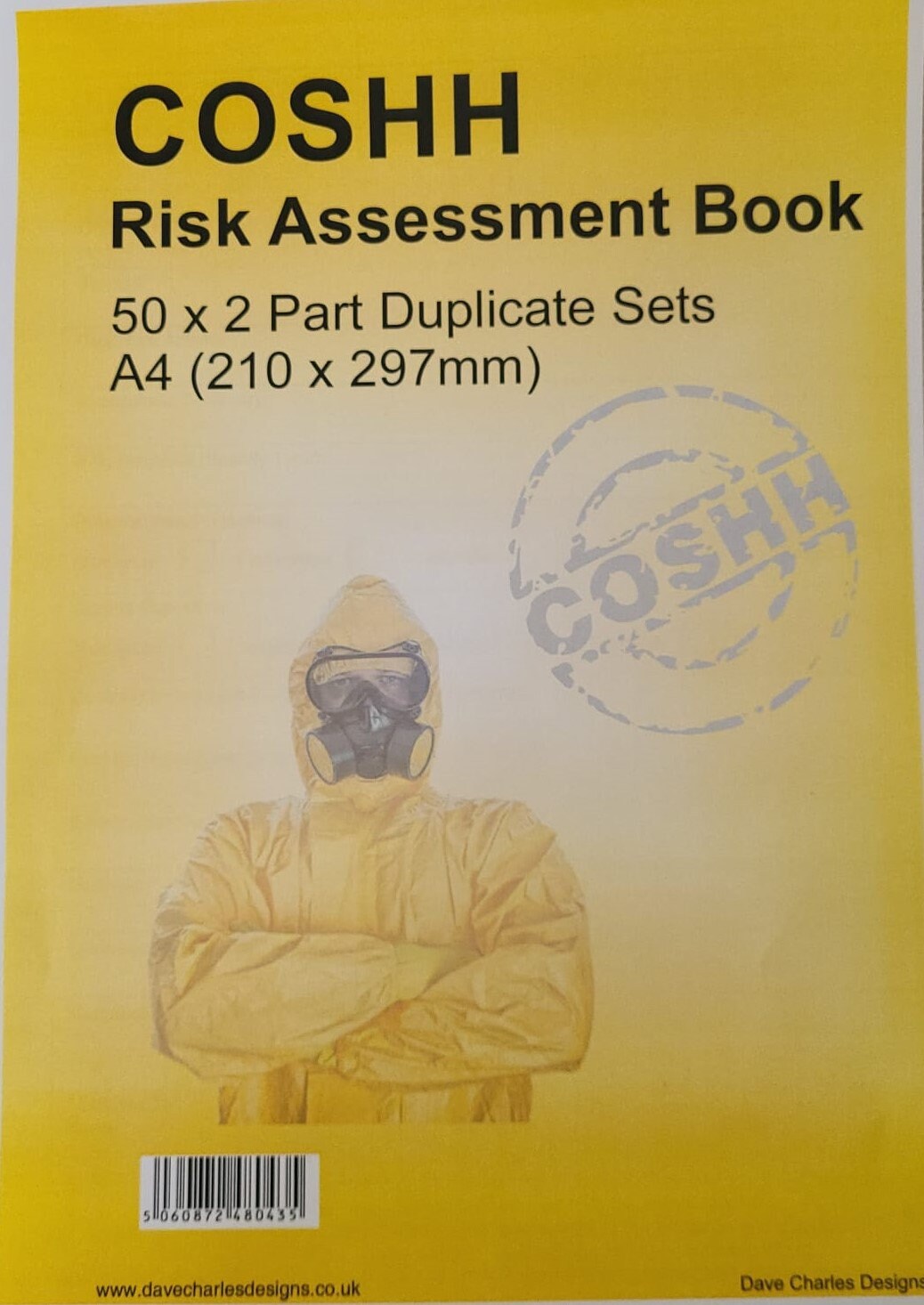 COSHH Risk Assessment Report Book - Etsy UK