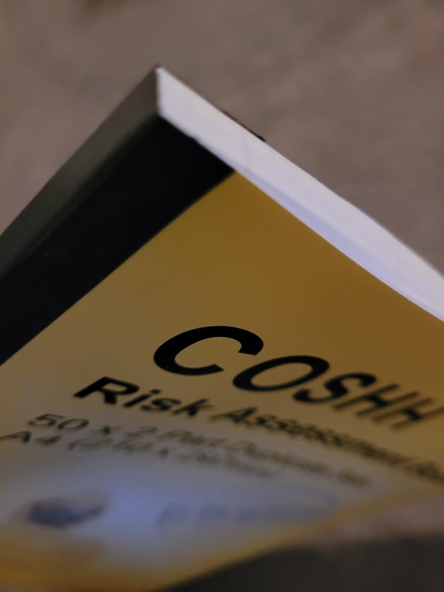 COSHH Risk Assessment Report Book - Etsy UK