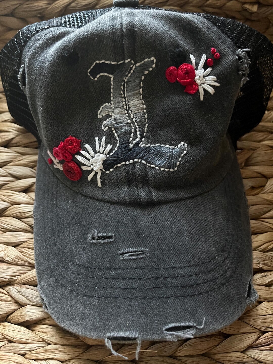 University of Louisville Hand Embroidered Womens Baseball Cap - Etsy