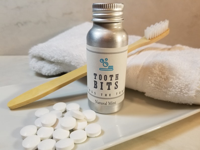 TOOTH BITS: Re-mineralizing Toothbrushing Tablets - Etsy