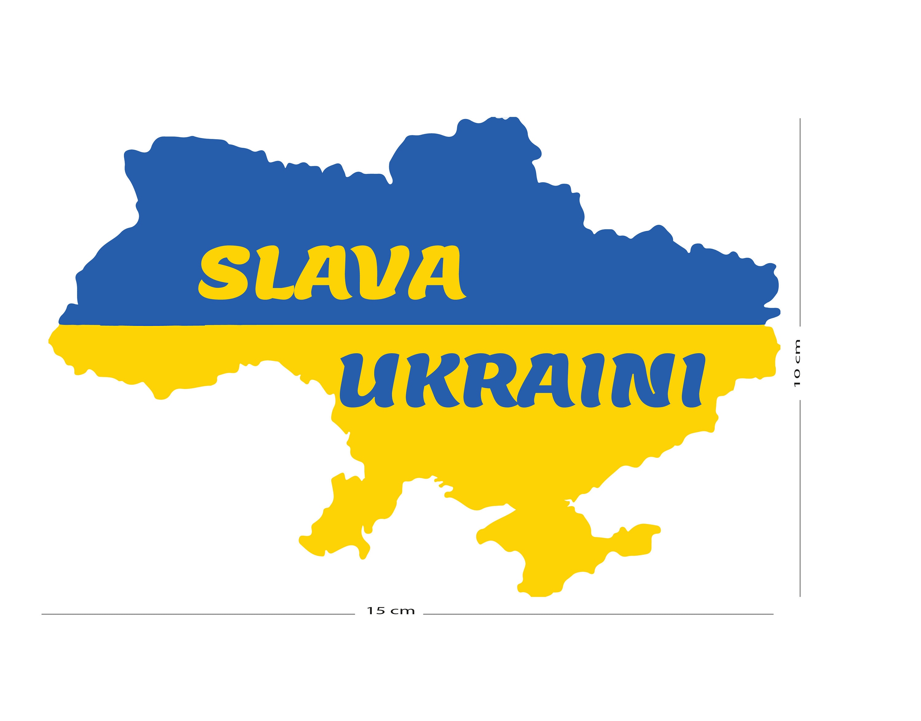 Ukrainian Car Stickers. SLAVA UKRAINI. - Etsy