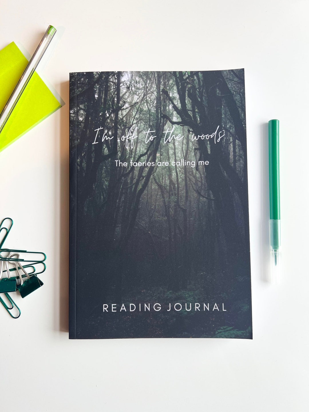 Beautiful Reading Journal | Faerie Book Journal | Book Review Log ...