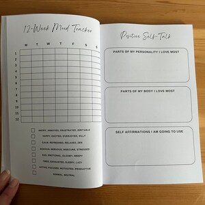 Beautiful Daily Wellness Journal | Guided Mental Health Journal | Self ...