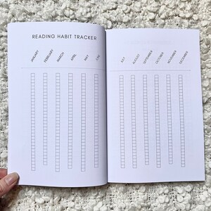 Beautiful Reading Journal | Library Book Journal | Book Review Log ...