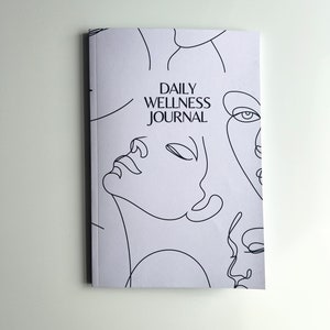 Beautiful Daily Wellness Journal Guided Mental Health - Etsy