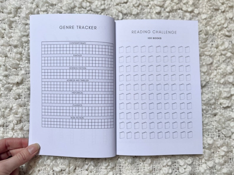 Beautiful Reading Journal Library Book Journal Book Review - Etsy