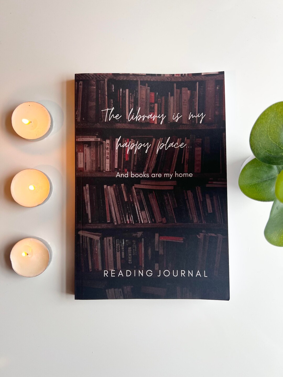 Beautiful Reading Journal | Library Book Journal | Book Review Log ...