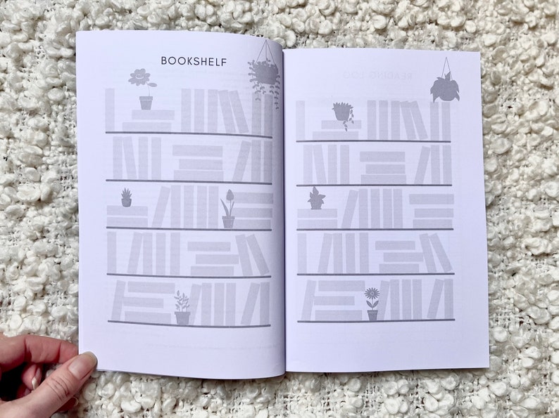 Beautiful Reading Journal Library Book Journal Book Review - Etsy