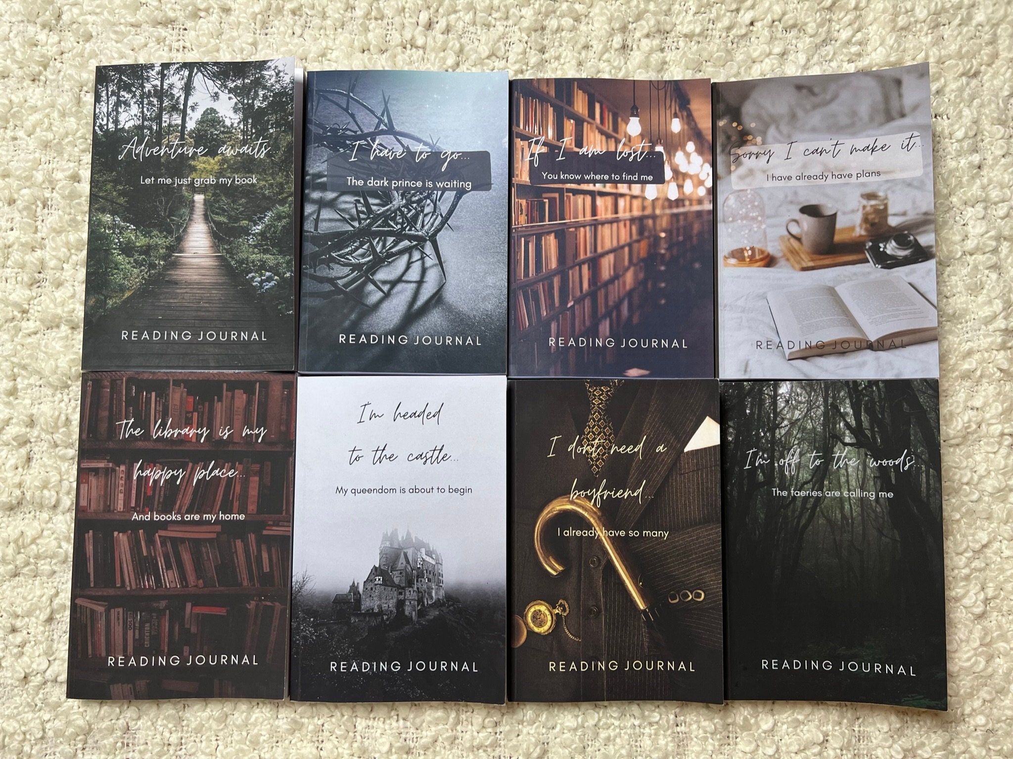 Beautiful Reading Journal Library Book Journal Book Review - Etsy