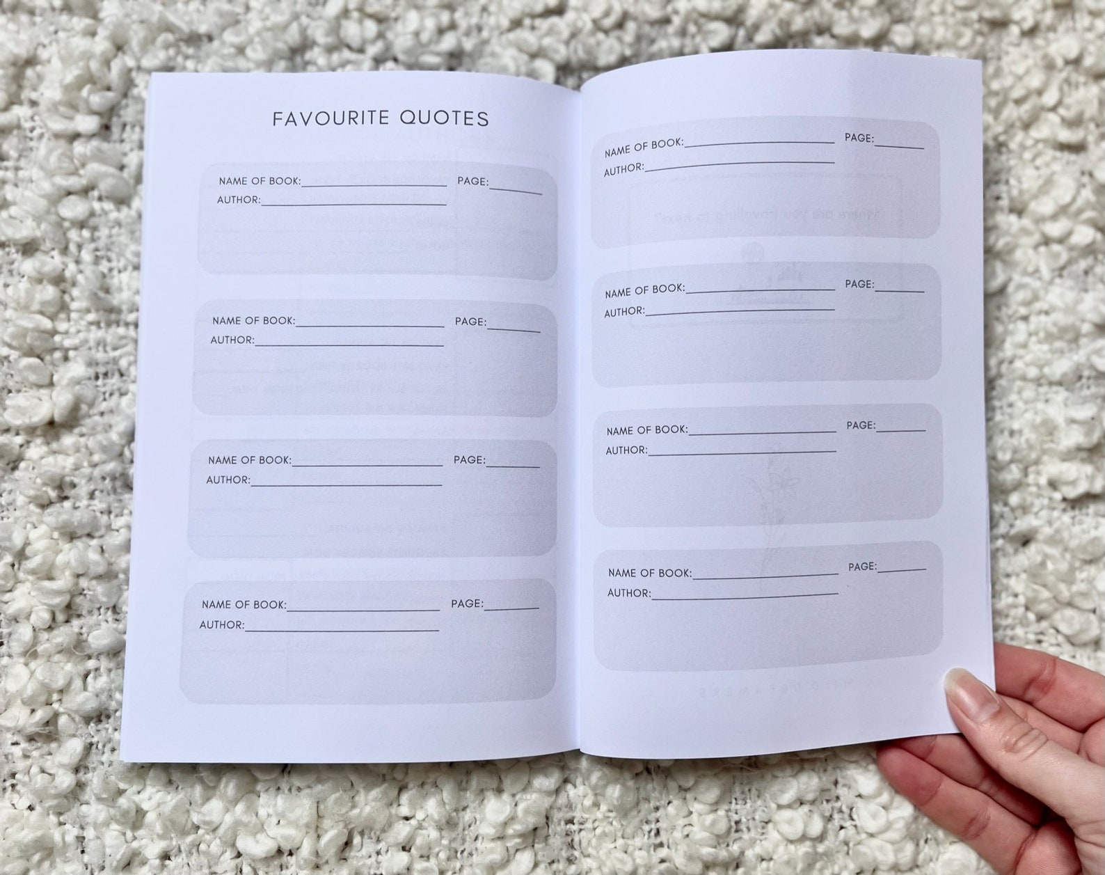 Beautiful Reading Journal Library Book Journal Book Review - Etsy