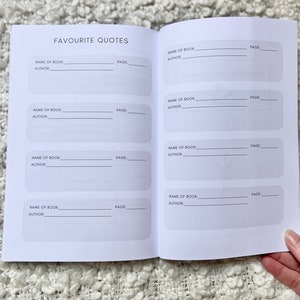 Beautiful Reading Journal Library Book Journal Book Review - Etsy