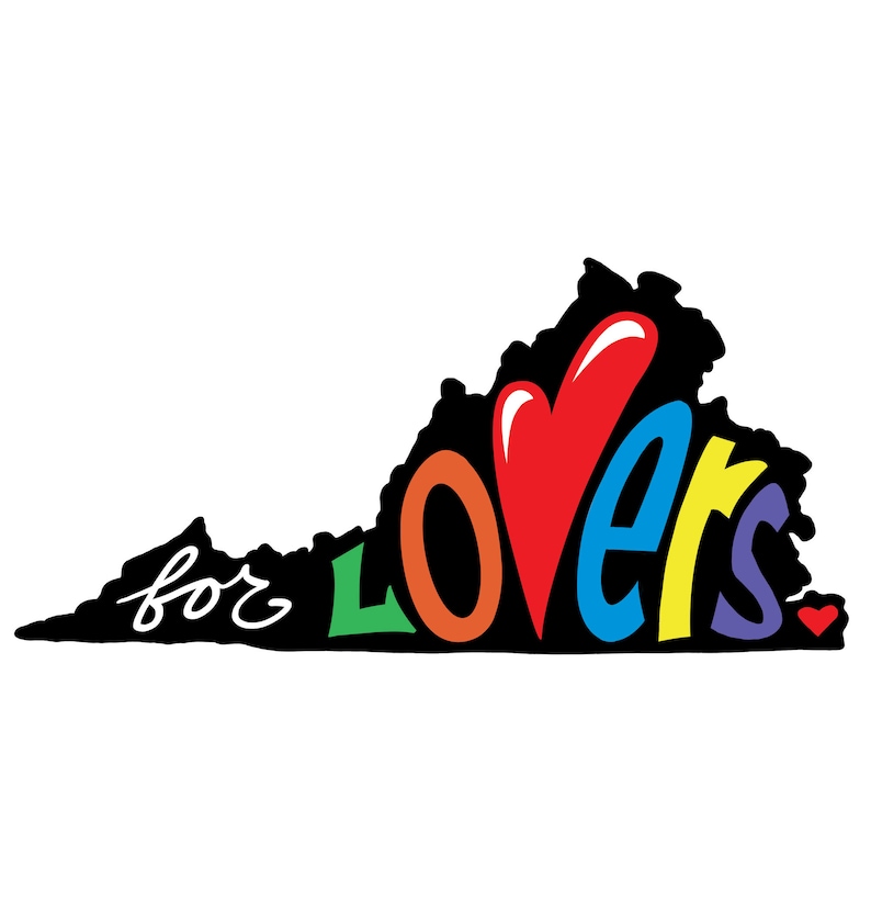 Virginia "for Lovers" Sticker - Etsy