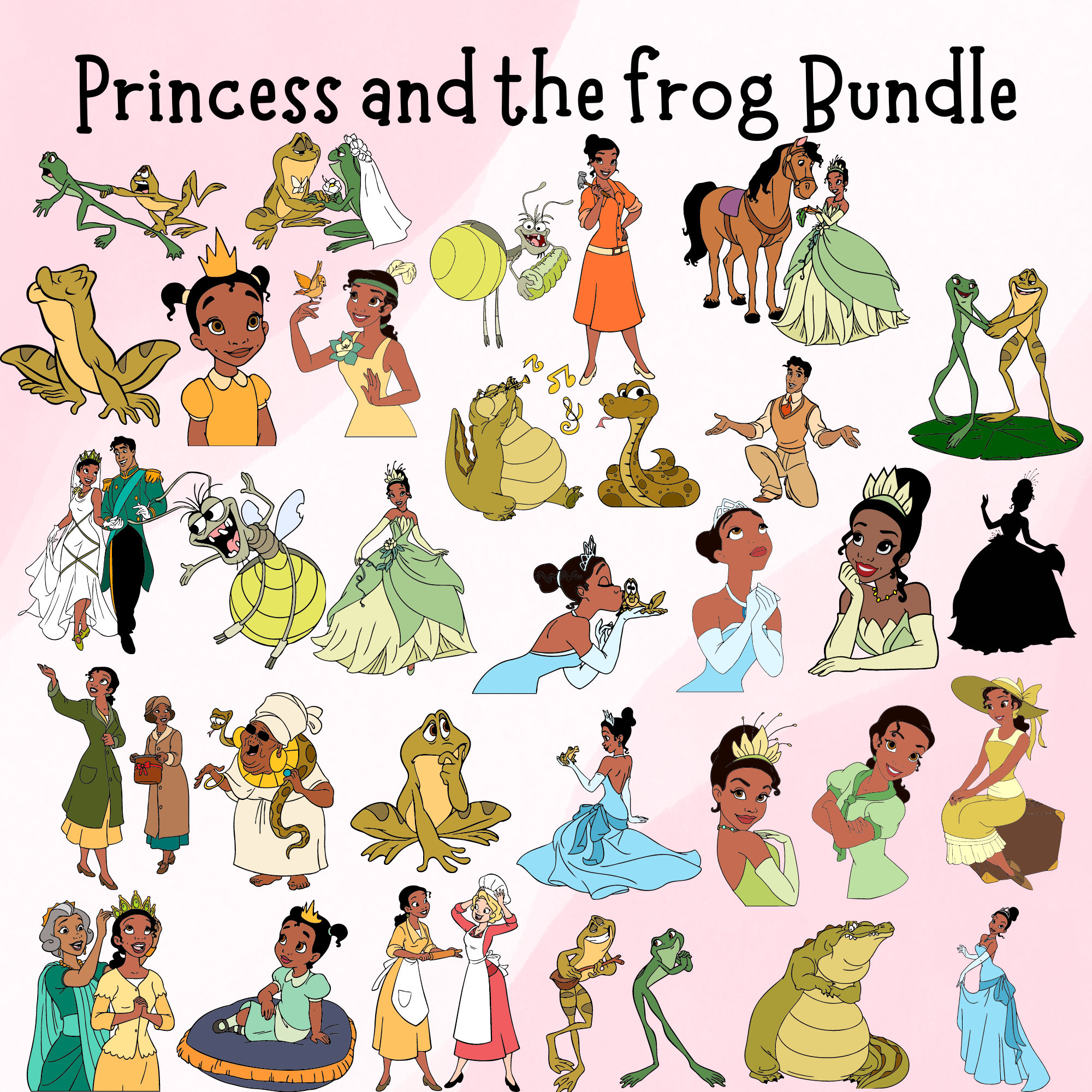 Disney Princess And The Frog Characters