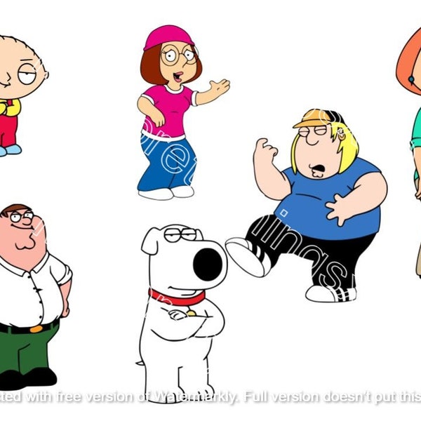 Family Guy Font Png - Etsy Hong Kong