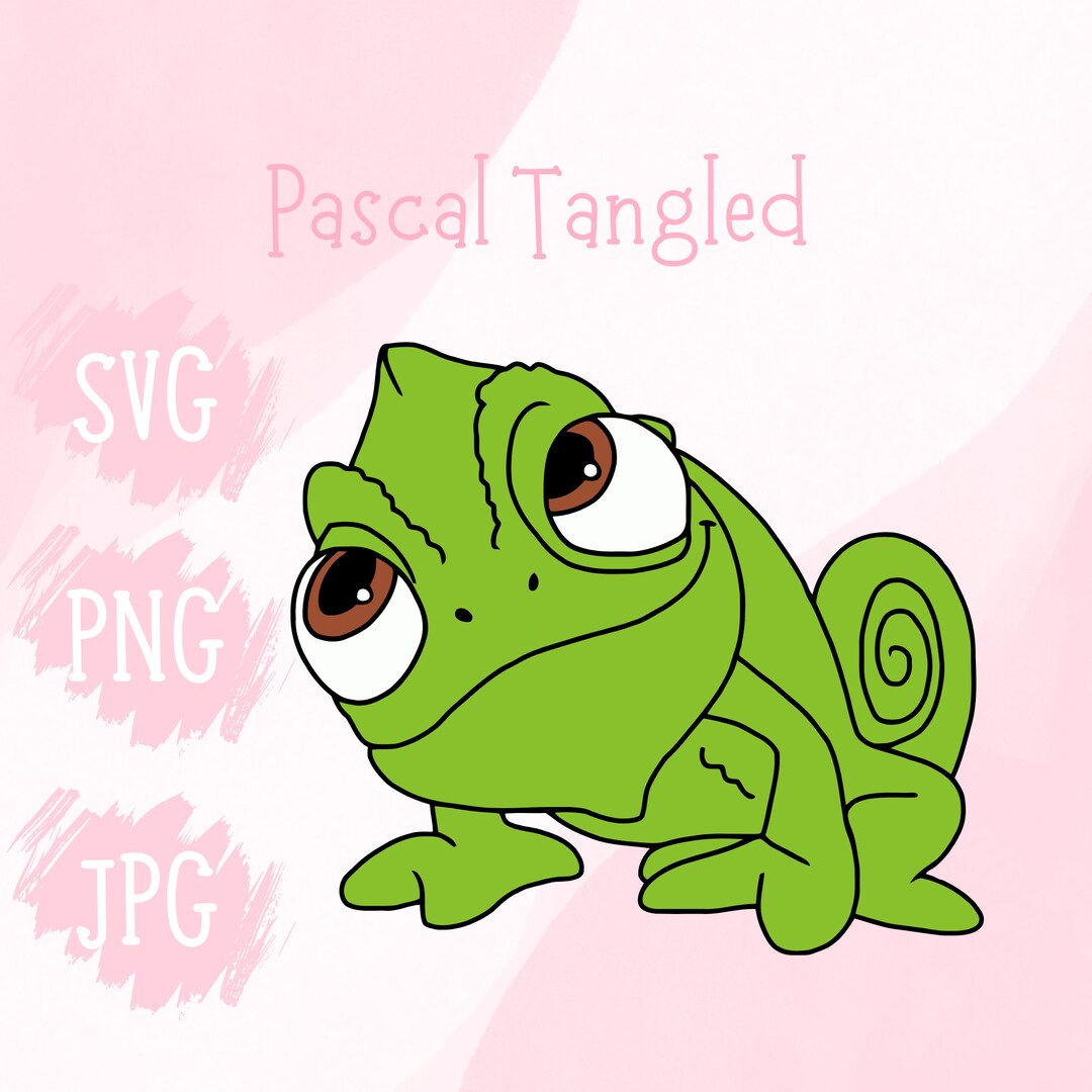 Pascal Tangled SVG cricut Silhouette Cut File Instant - Etsy Australia