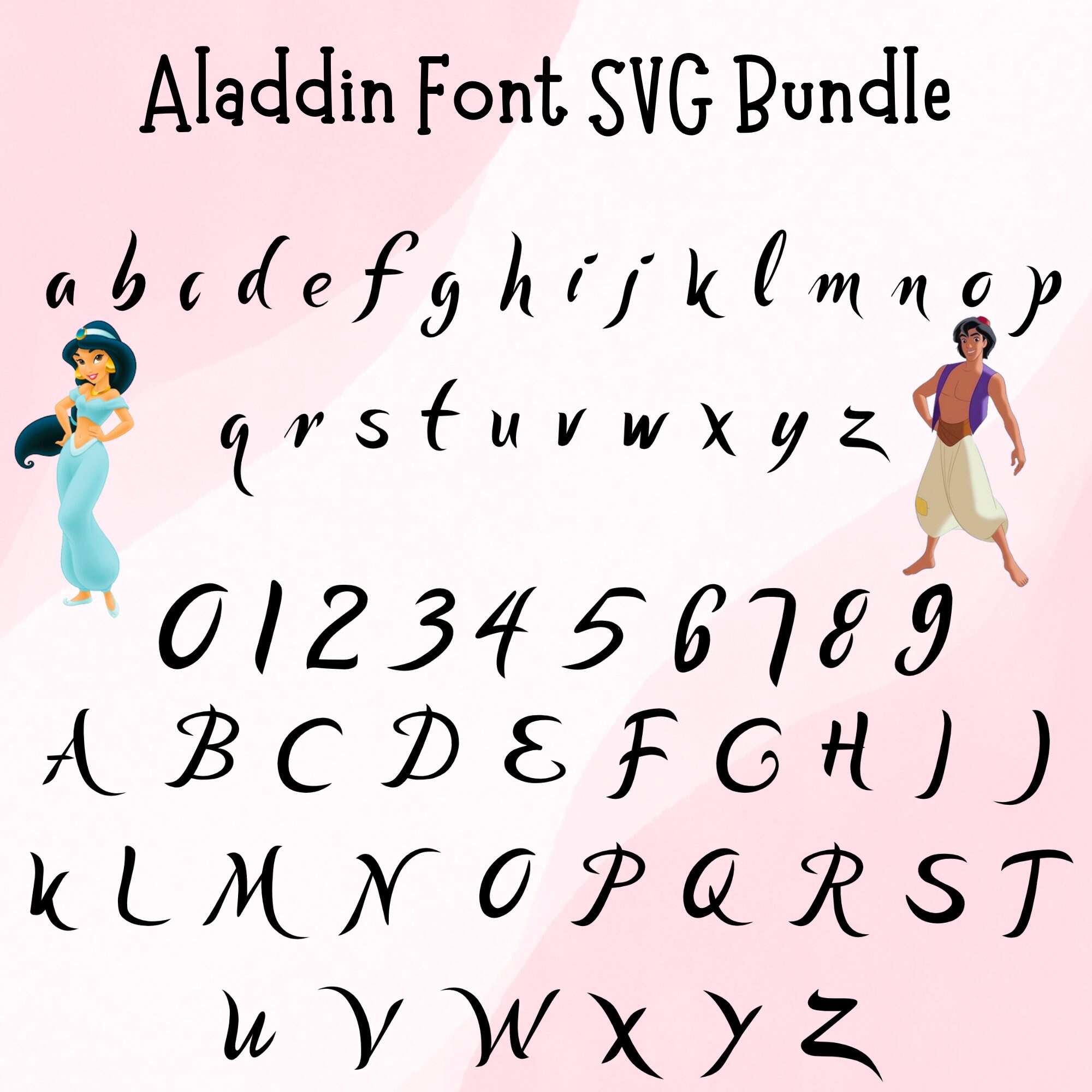 Aladdin Font Aladdin Svg Aladdin Font Svg Aladdin Font Etsy Hong Kong