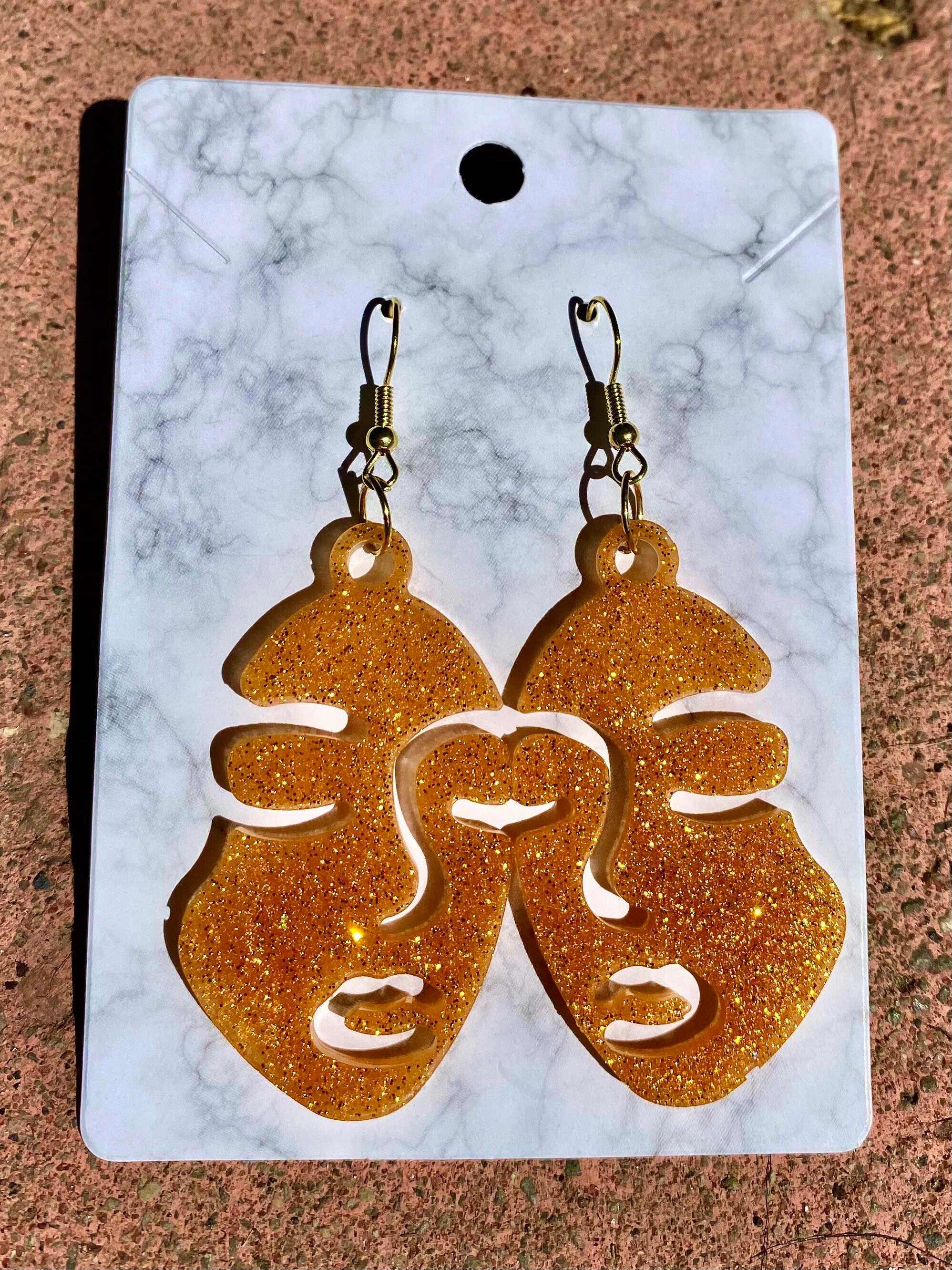 Human Face Earrings - Etsy