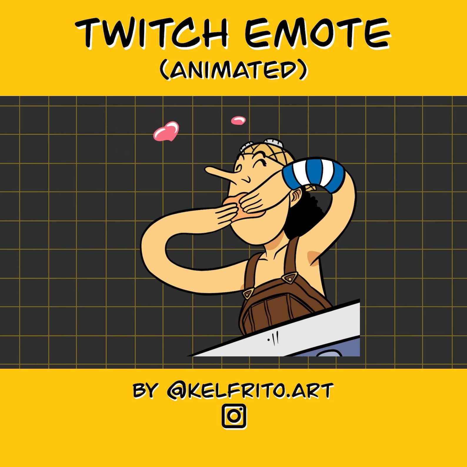 Brave Warrior Kisses (twitch Animated Emote) - Etsy