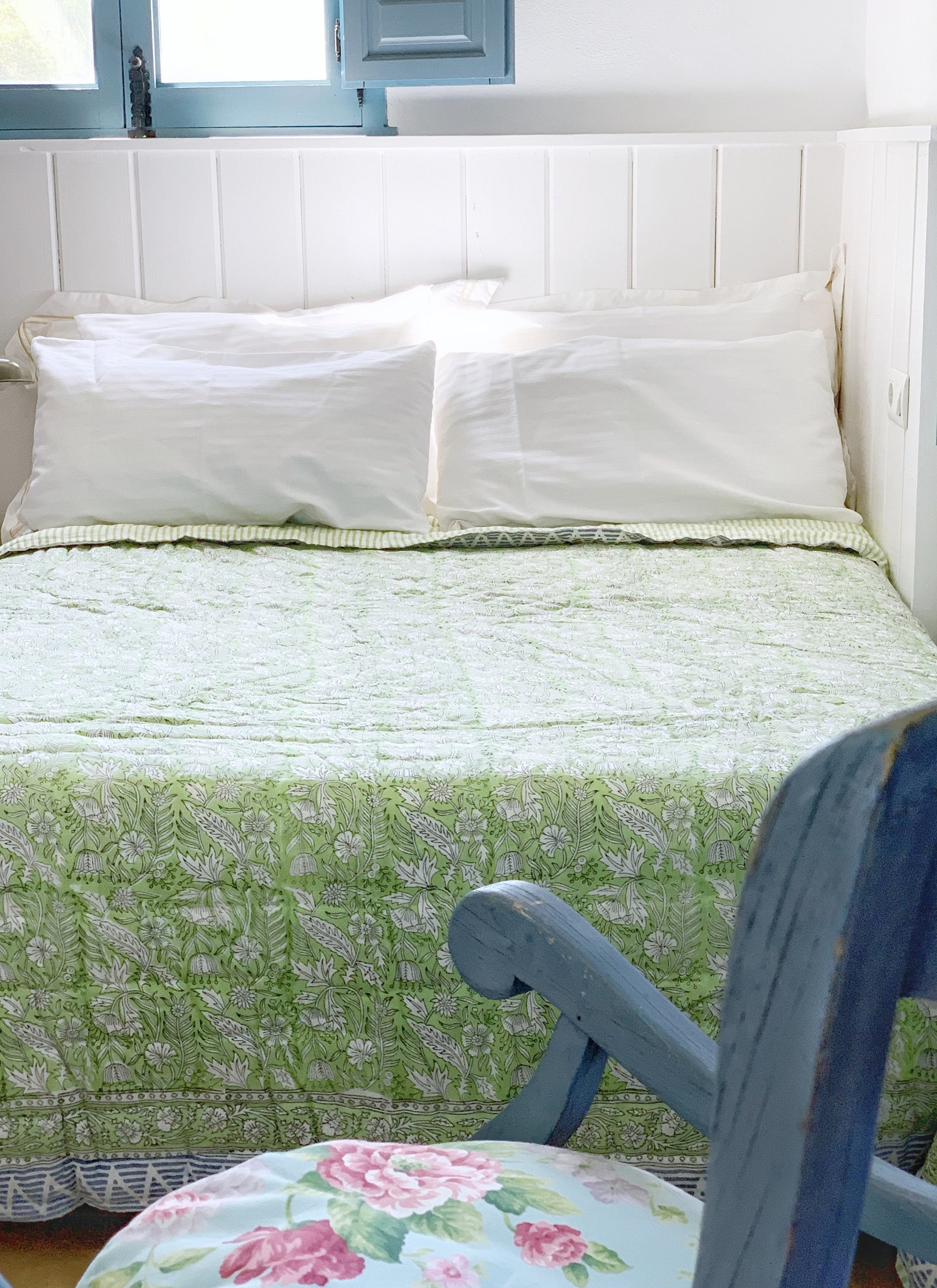 Jaipuri Razai · 100% Cotton Quilt · Made in India · Handmade Block ...