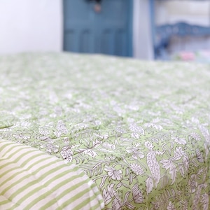 Jaipuri Razai · 100% Cotton Quilt · Made in India · Handmade Block ...