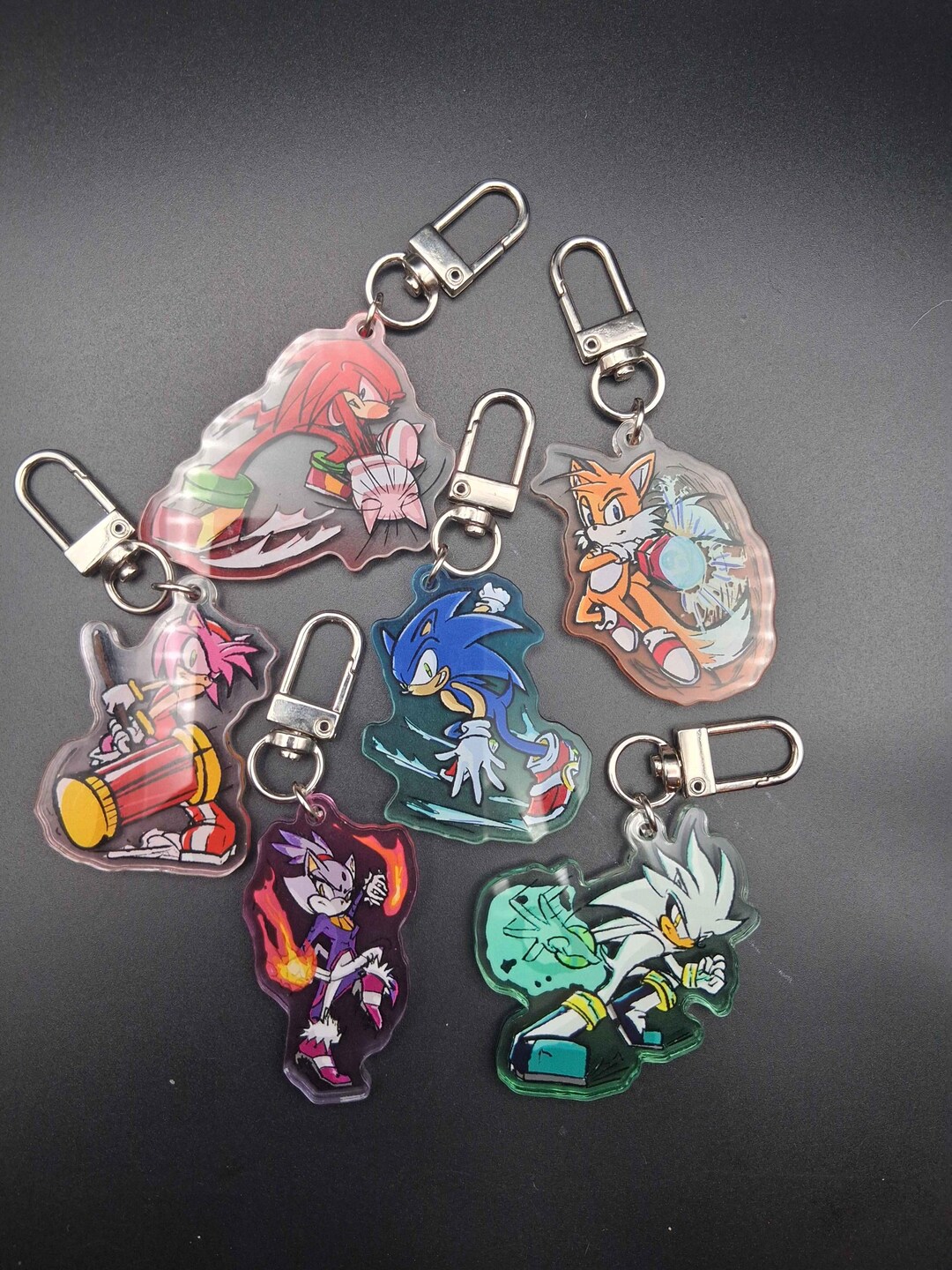 Sonic Keychains (protagonists) - Etsy