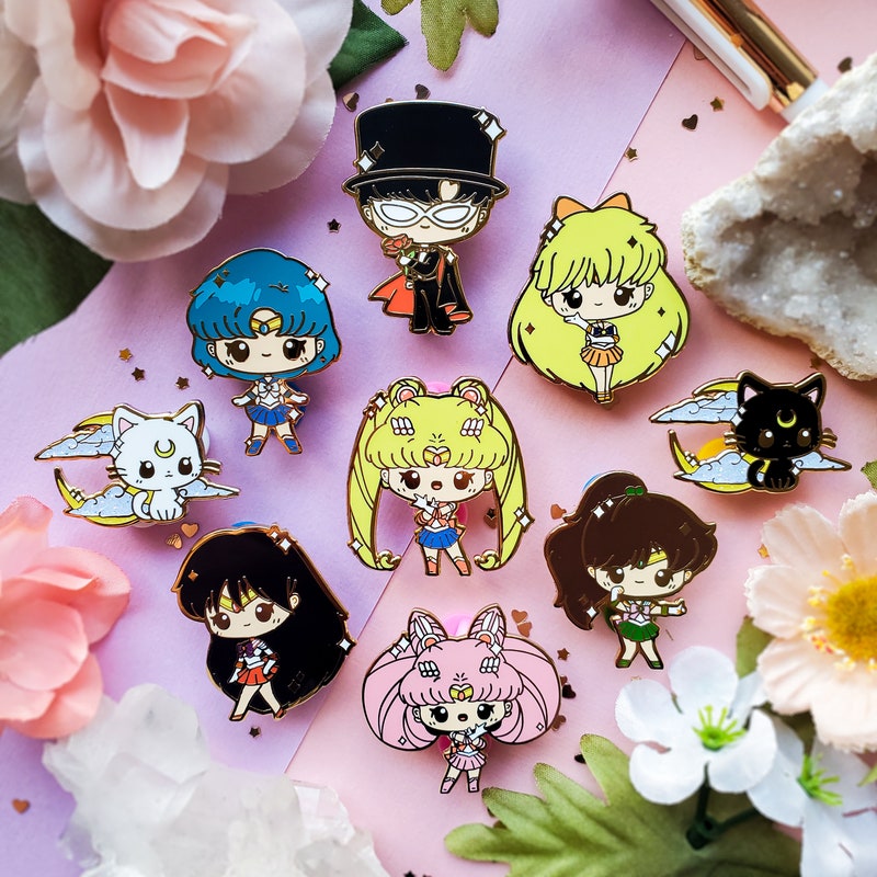 Sailor Moon Enamel Pin Etsy