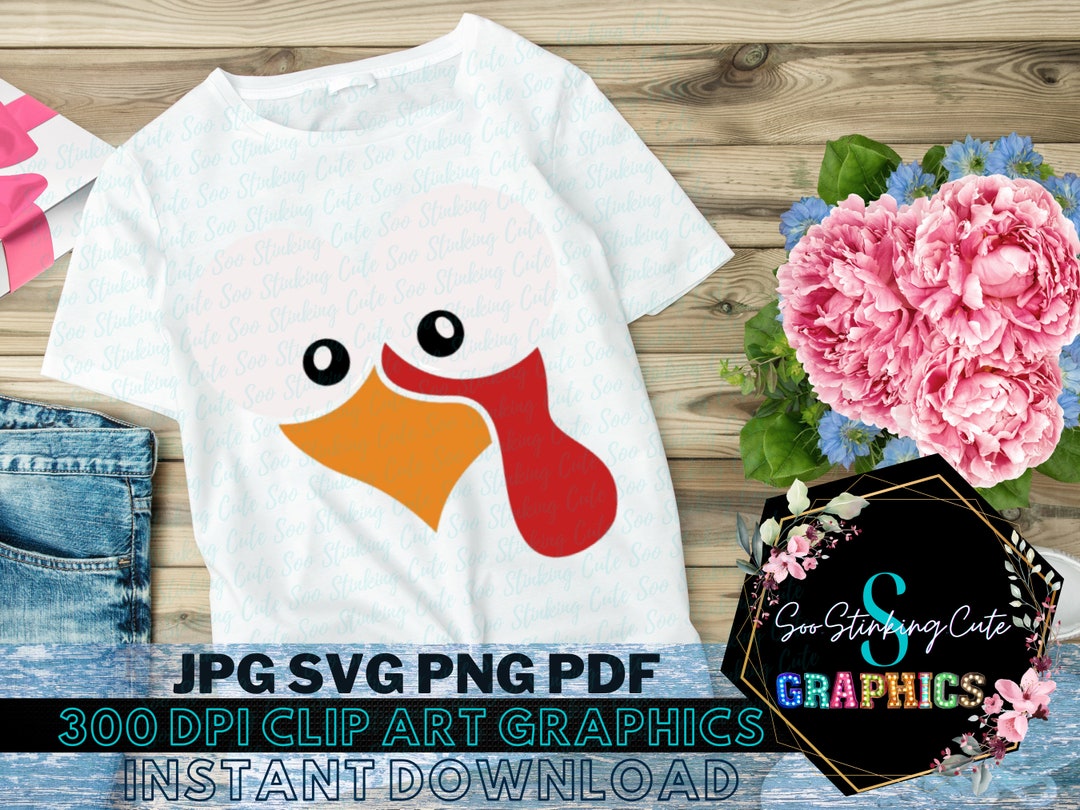 Chicken Face Digital Download|jpg Svg Pdf PNG Instant Download|chickn ...