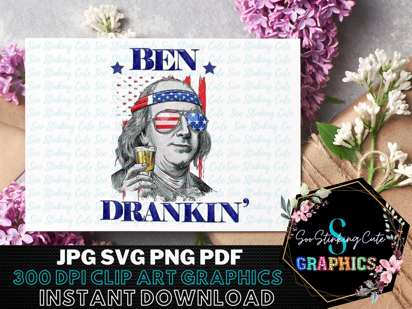 Ben Franklin Digital Downloadjpg PNG SVG Instant - Etsy