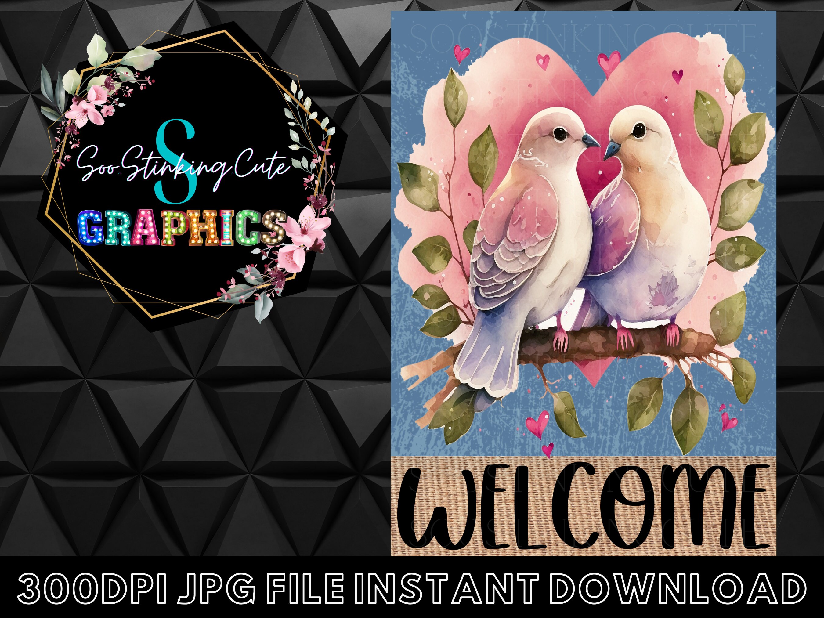 Custom Bird Garden Flag|personalized Bird Garden Flag|love Birds Garden ...