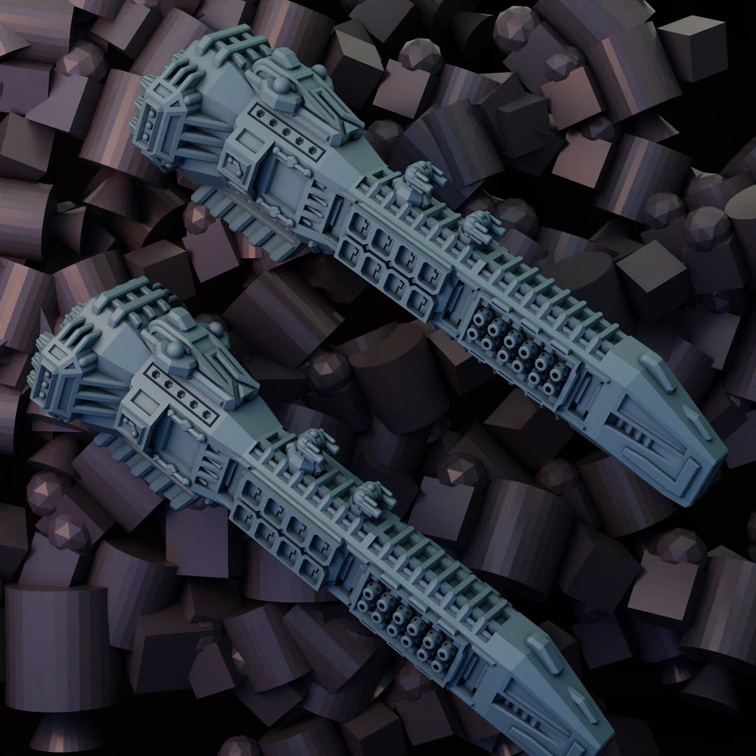 2x Terran Venus Class Light Cruiser - Etsy