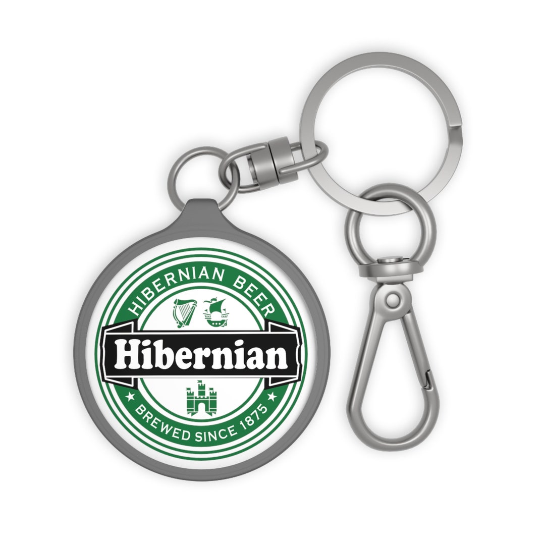 Hibernian Fan Gift, Keyring Tag, Hibs Gift, Man Cave Gift, Home Bar ...